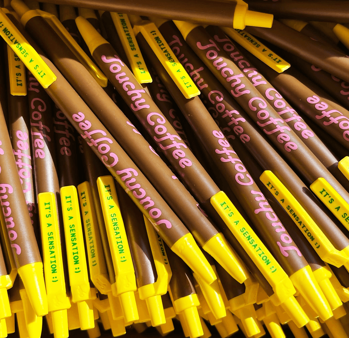 Touchy Coffee — Touchy Coffee Bic Clic Stic Pen