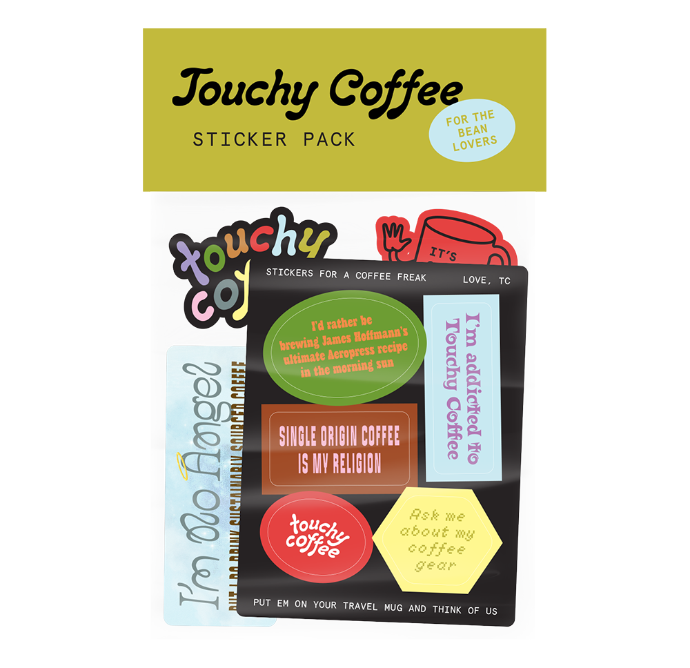 Touchy Coffee — Touchy Coffee Sticker Pack